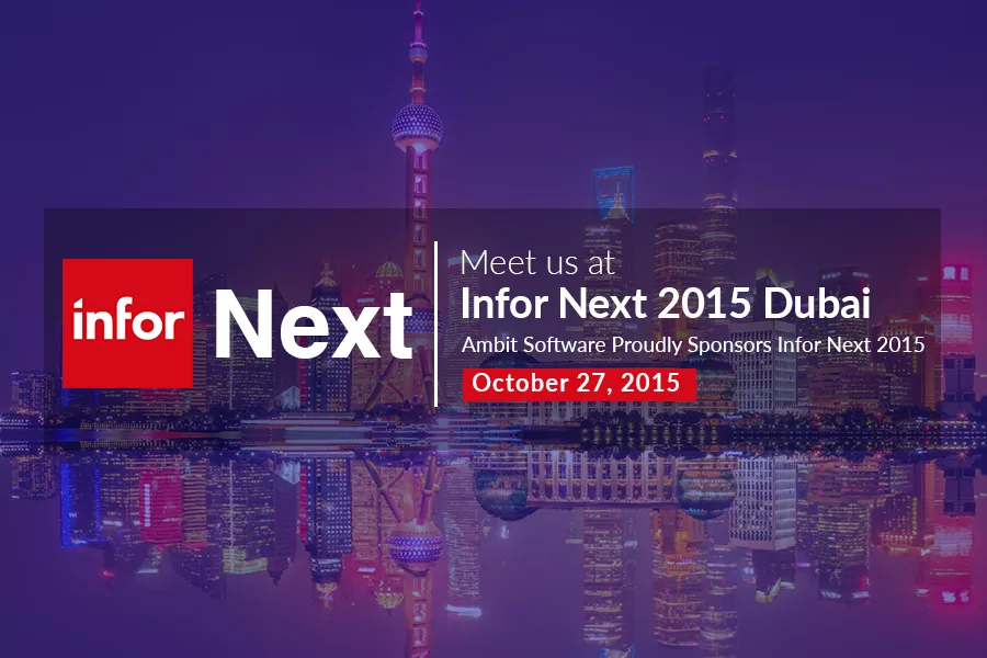 Infor Next 2015 Dubai - Ambit Software